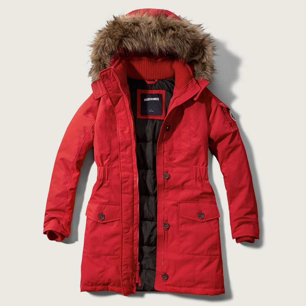 Womens Hooded Arctic Parka Jacket