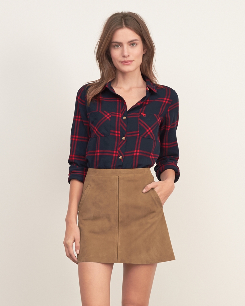 Womens Plaid Flannel Shirt Womens New Arrivals