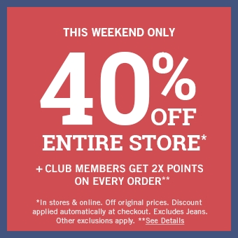 Abercrombie & Fitch | Authentic American clothing since 1892