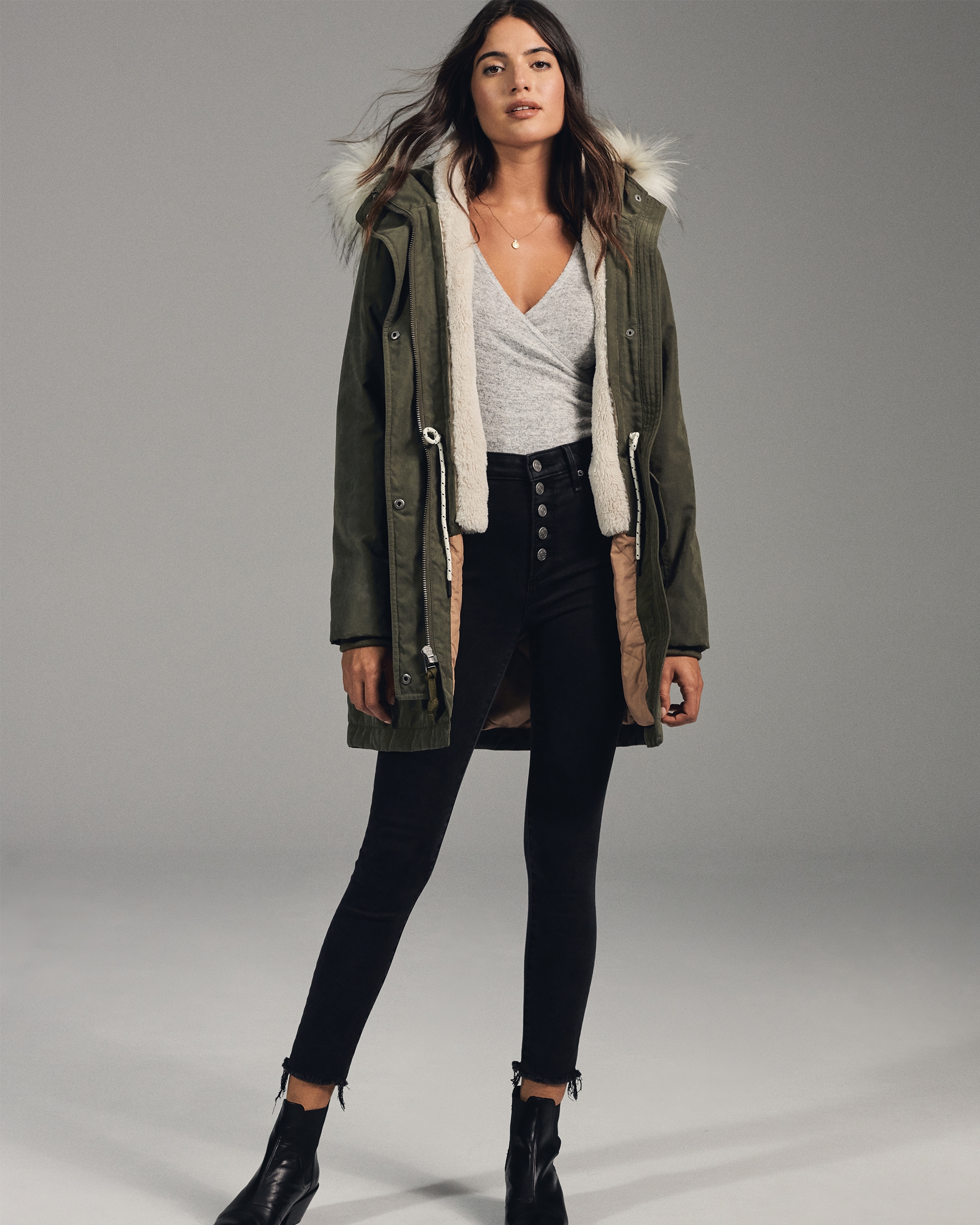 Womens Coats & Jackets | Abercrombie & Fitch