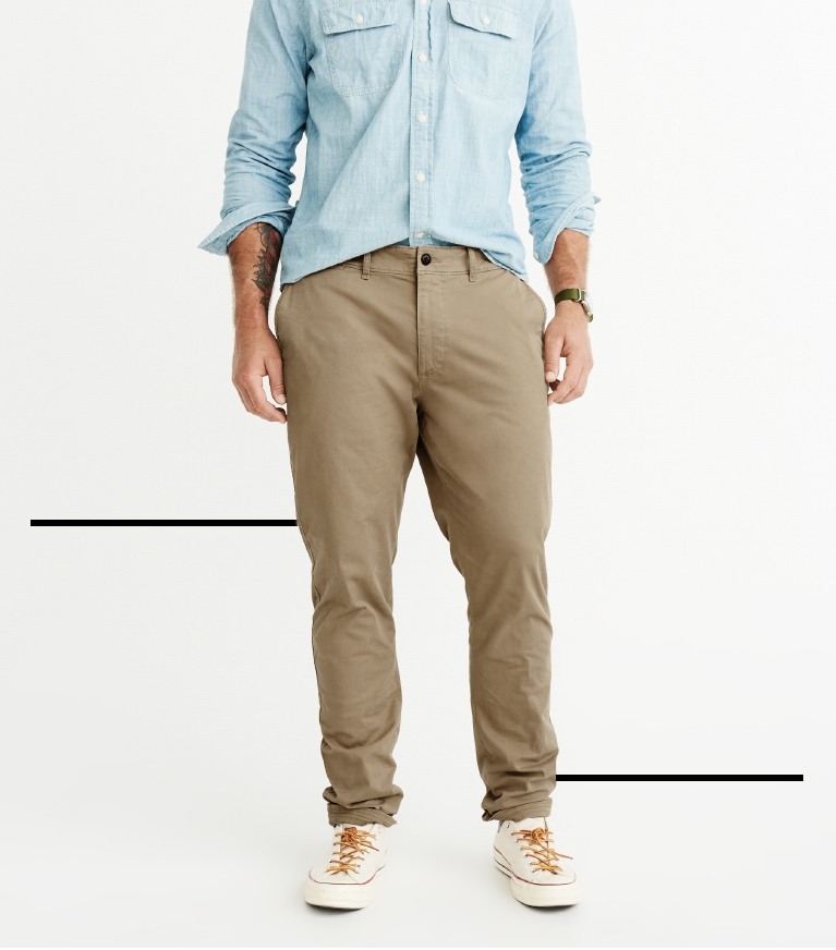 Mens Rustin Athletic Slim | Abercrombie & Fitch