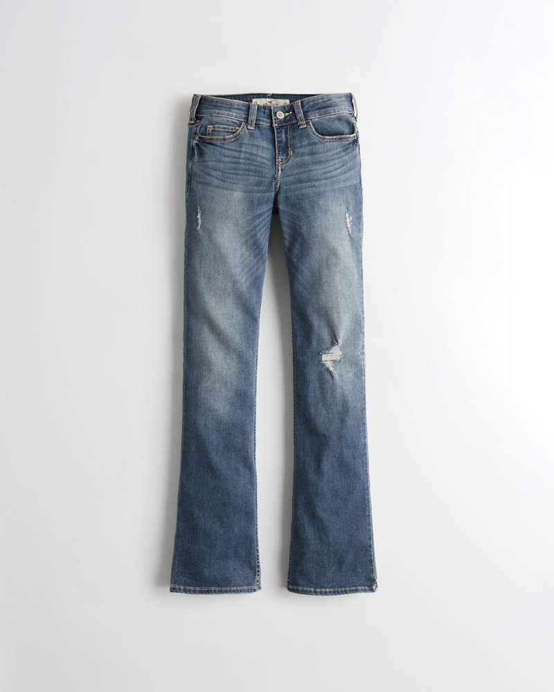 Girls Low-Rise Boot Jeans | Girls Bottoms | HollisterCo.com
